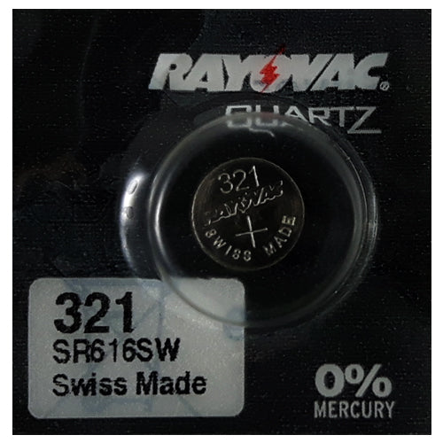 Rayovac Silver 321 B1 Watch Battery 🔋 BatteryDivision